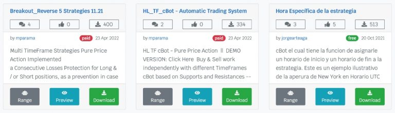 cBots | Automated Trading Bots On cTrader | User Guide