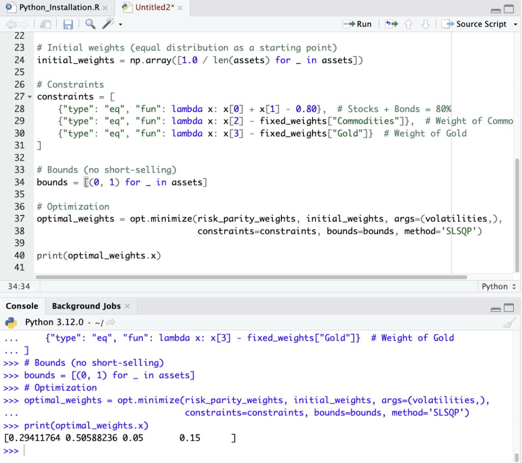 All Weather Portfolio - Risk Parity (Example Portfolios + Coding ...