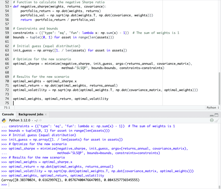 Mean-Variance Optimization - DayTrading.com